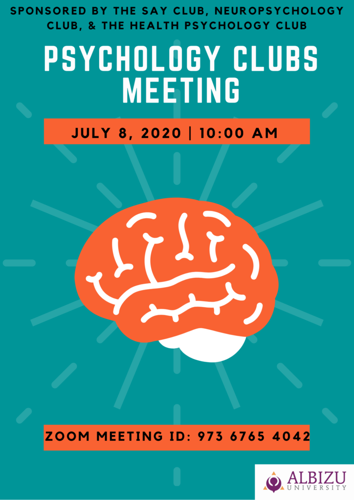Psychology Clubs Meeting | Albizu Info Central
